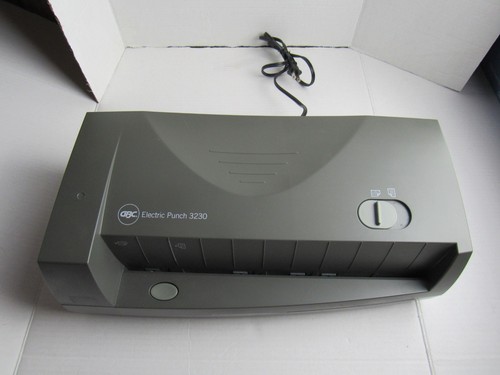 GBC Electric Punch 3230 Adjustable 24-Page 2-3 Hole Electric Punch | eBay