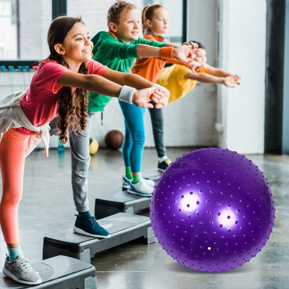 Tactile Training Ball Anti Burst Spiked Gym Exercise Workout Balls for ...