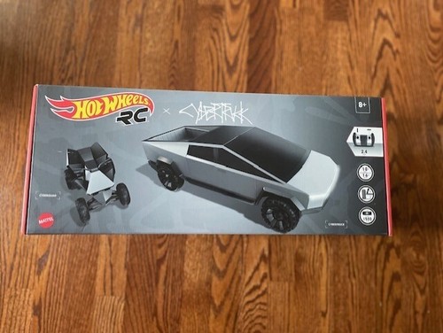 MATTEL Hot Wheels R/C 1:10 Tesla Cybertruck & Cyberquad Remote Control ...