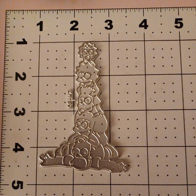 Universal metal die cut tool Simpsons pile up Homer Marge Bart Maggie ...