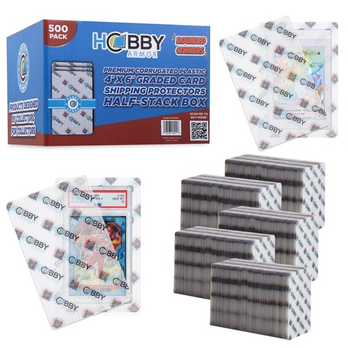 Hobby Armor Plastic Graded Trading Card Shipping Protector 4"x6" - Bulk ...