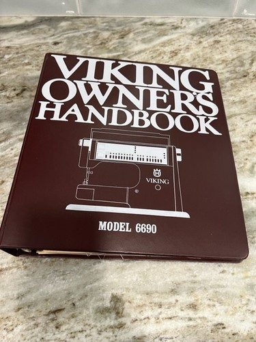 Viking Owner's Handbook 6690 With Samples Vintage 1980 Binder | eBay UK