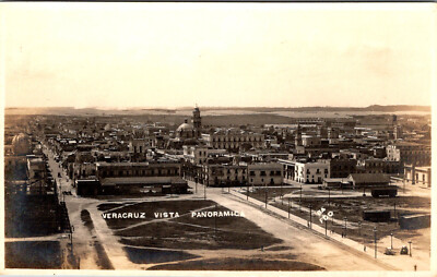 VERACRUZ, MEXICO - VISTA PANORAMICA - OLD REAL PHOTO POSTCARD | eBay