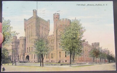 Antique Postcard, 74th Regt. Armory, Buffalo N.Y., Posted 1912 | eBay