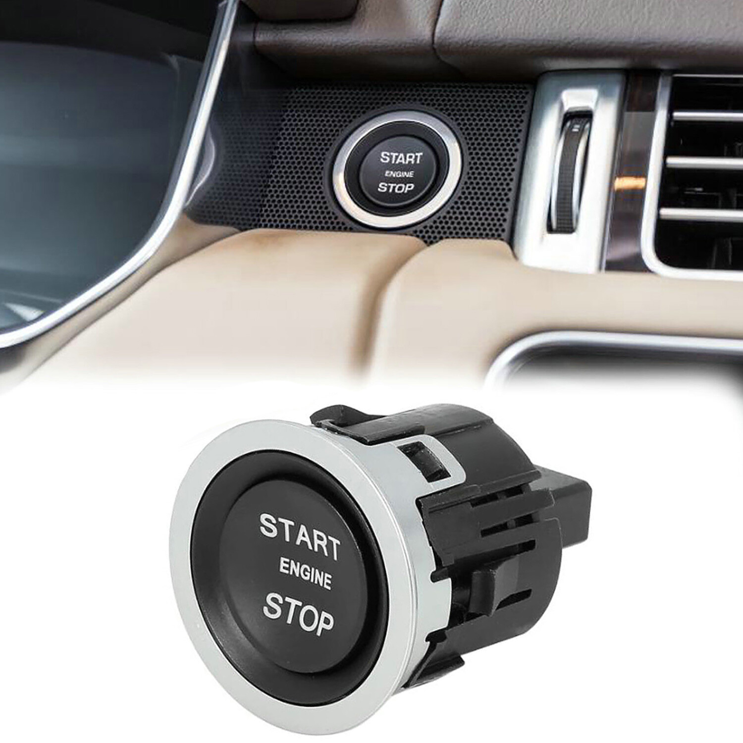 1x Ignition Stop Start Button Switch For Land Rover Range Rover 2013-19 ...