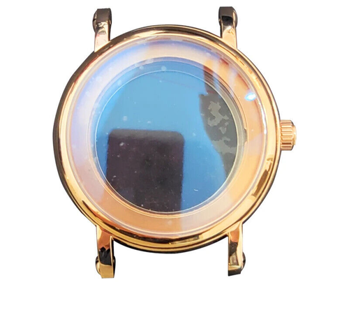 Golden Mechanical Watch Case Inside Diameter 30mm Fit for 36,37mm Dial ...