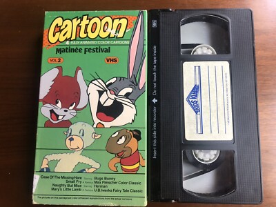 Cartoon Matinee Festival Vol. 2 VHS Starring Bugs Bunny Max Fleischer ...