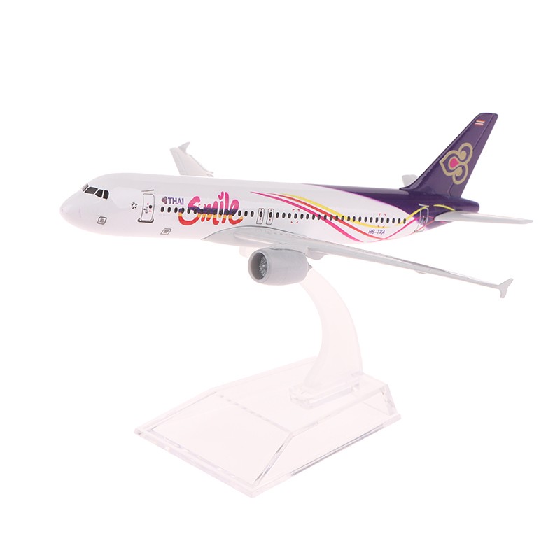 16cm Metal Aircraft Model Replica Thai Smile 320 Airplane Scale ...