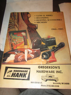 Vtg 1984 HARDWARE HANK HARDWARE STORE Sporting Goods Catalog Fishing ...