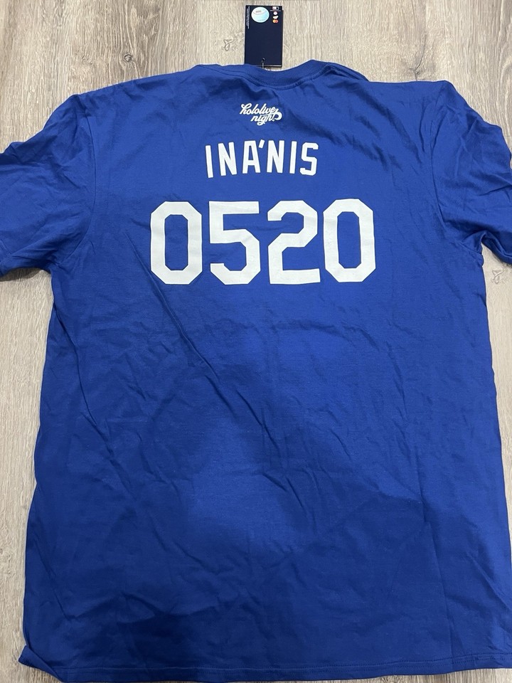 Official 2025 LA Dodgers Hololive Night Ina’nis Large T-Shirt | eBay