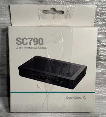 DeepCool SC790 ARGB Hub 2in1 4-PIN PWM & ARGB Fan Hub 6-Port 5v-3pin ...