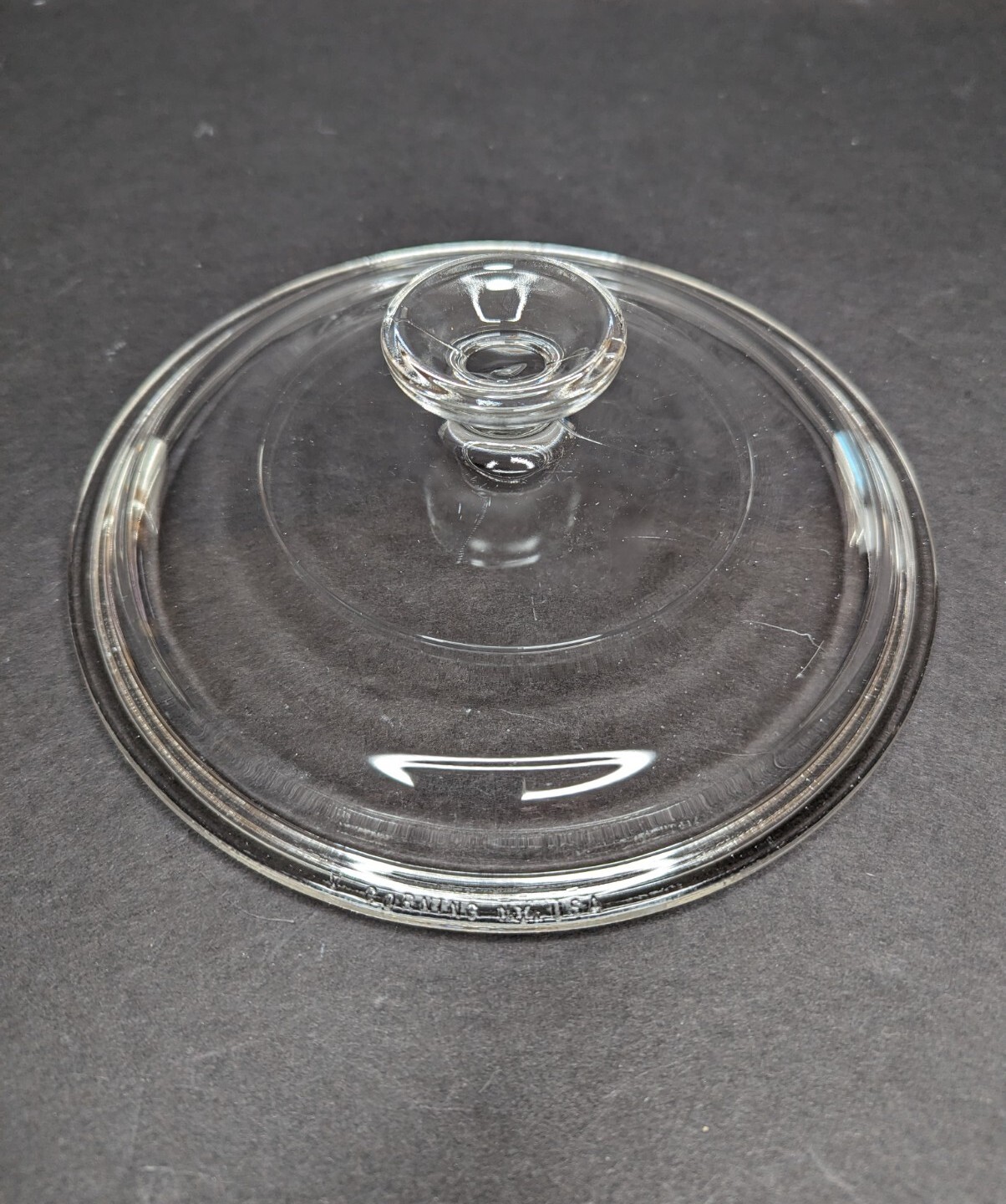 Corning Ware Pyrex Clear Round Glass Replacement Lid 34-A | eBay