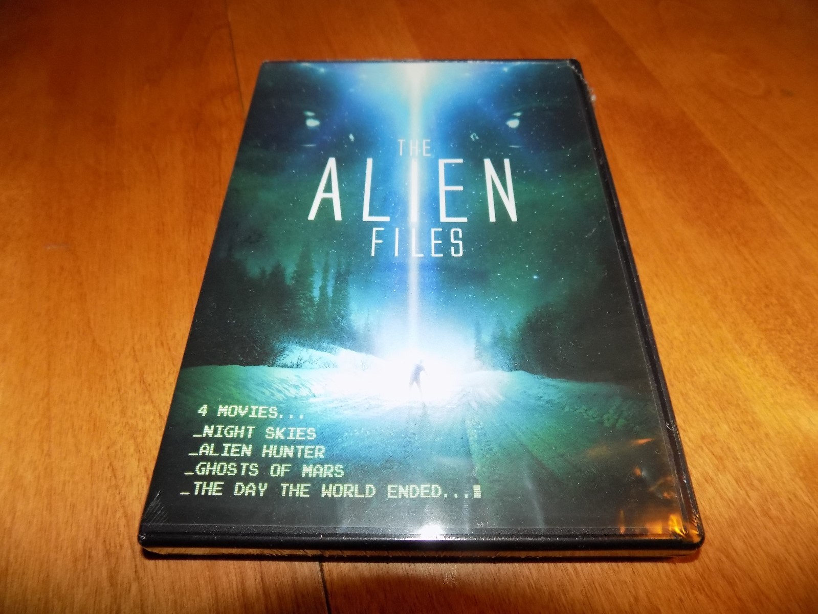 THE ALIEN FILES 4 MOVIES Night Skies Alien Hunter Ghosts of Mars Aliens ...
