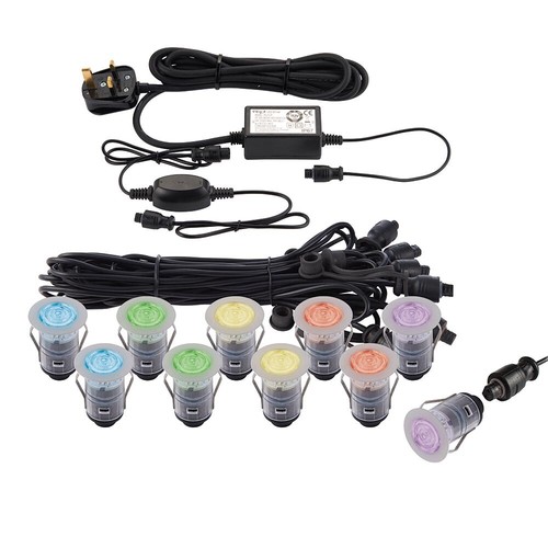 Saxby 91961 Smart decking Lights Marker RGB IP67 0.75W Alexa Dimmable | eBay