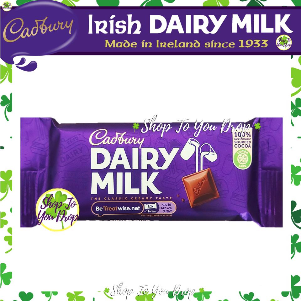 IRISH CADBURY CHOCOLATE HAPPY BIRTHDAY GIFT BOX Dairy Milk Ireland ...