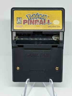Nintendo Gameboy Pokémon Pinball Cartridge Tested - Battery Cover ...