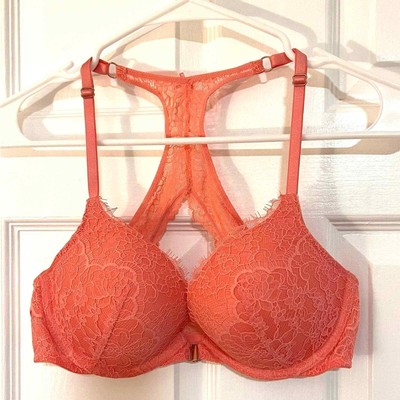 Victoria’s Secret padded lace racer back push up bra | eBay