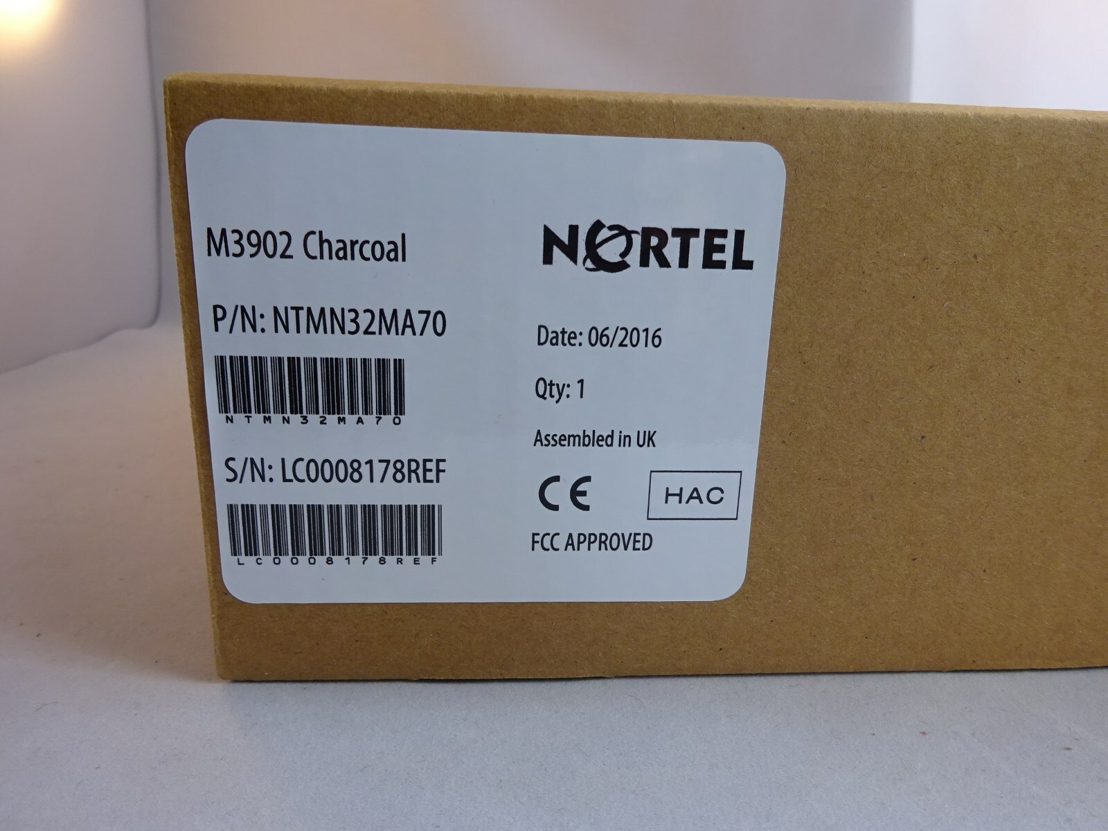 Nortel M3902 Display Phone NTMN32 -NEW display - Charcoal Grade A | eBay UK