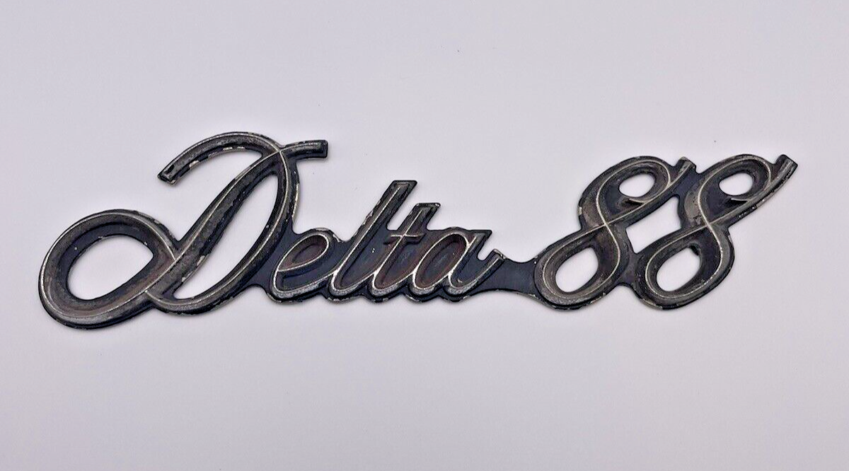1978-1988 Oldsmobile Delta 88 EMBLEM GM ORIGINAL Badge Script OEM ...