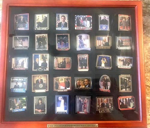 WILLABEE & WARD The President Barack Obama 30 piece COMPLETE pin ...