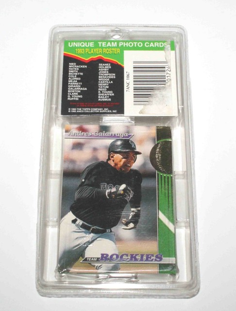 Colorado Rockies 1993 Topps Stadium Club Premiere Edition Team Set ...