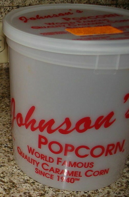 Ocean City, NJ Johnson's Popcorn Storage Container 10 oz. Small Used ...