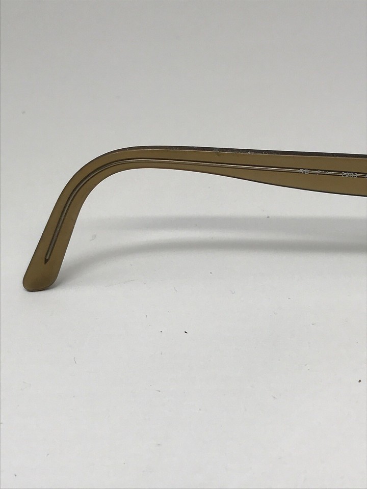 RAY BAN RB4144 2203 Eyeglasses Frame 53-15-140 Brown Crystal Polish ...