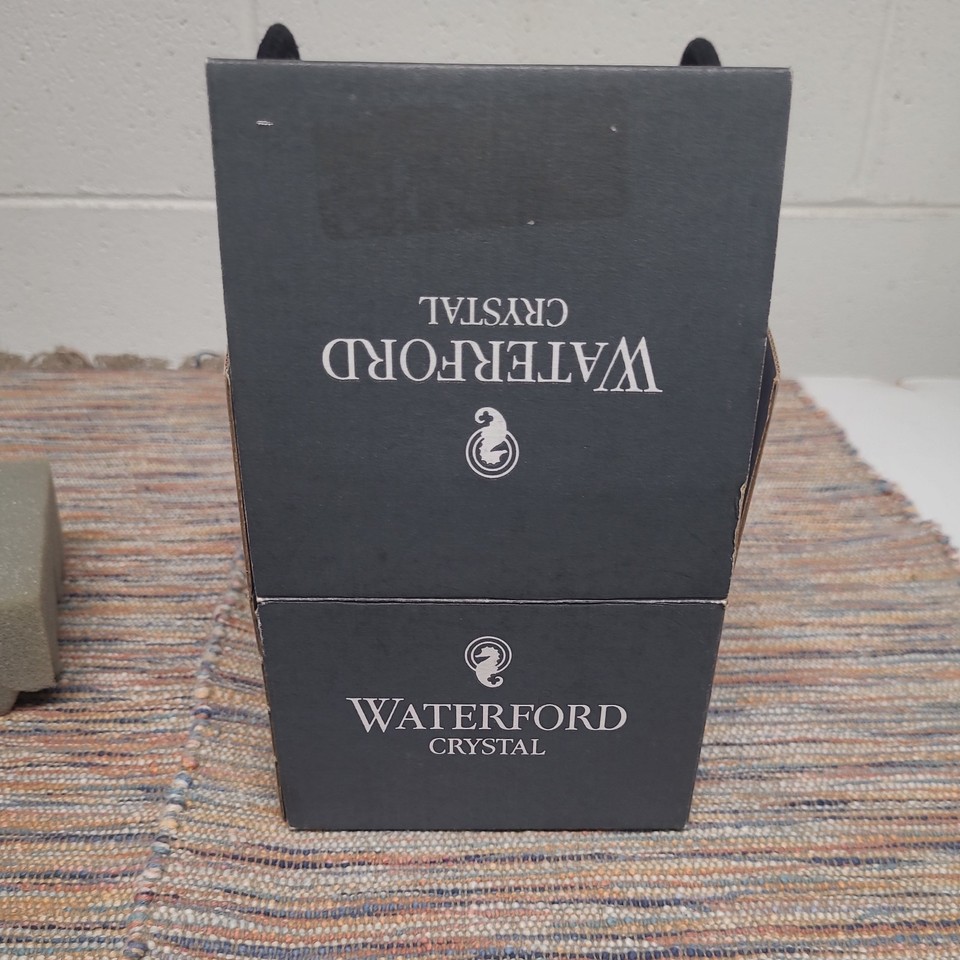 Waterford Crystal Teddy Bear With ABC Block Figurine Paperweight | eBay