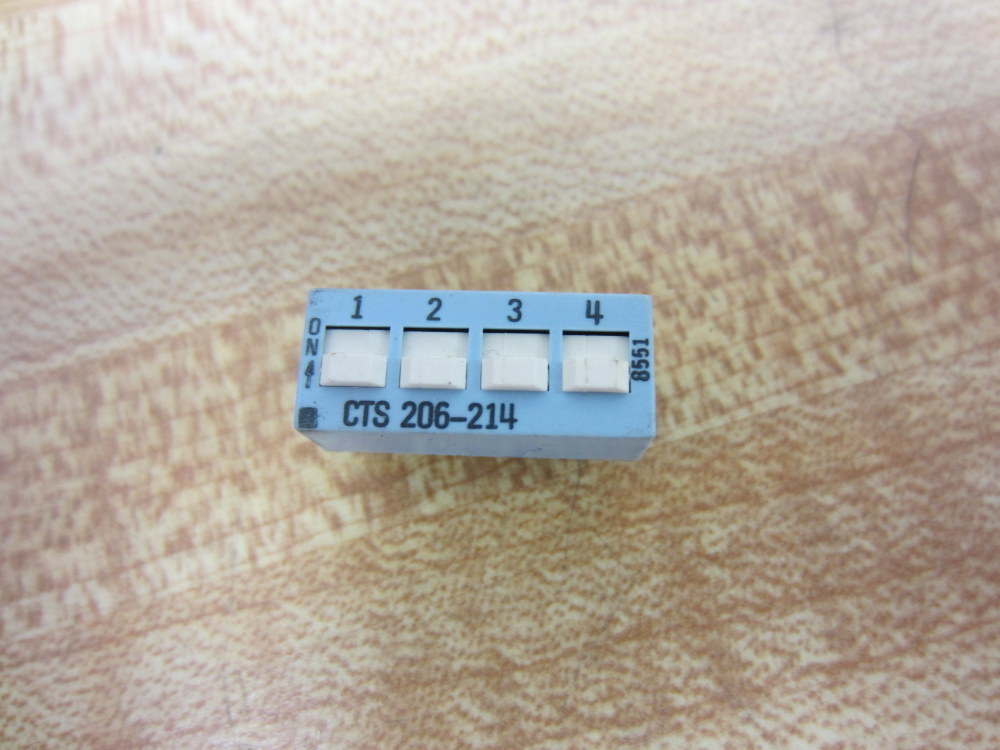 CTS Electronic Components DIP Switches / SIP Switches SPDT 4 switch ...