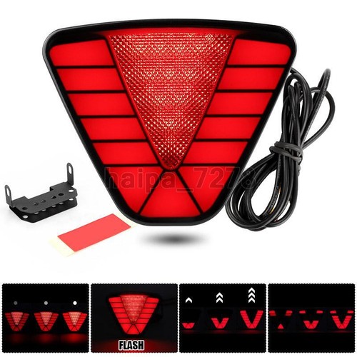 Car LED Rear 3rd Third Strobe Flashing Tail Brake Stop Light Fog Lamp ...