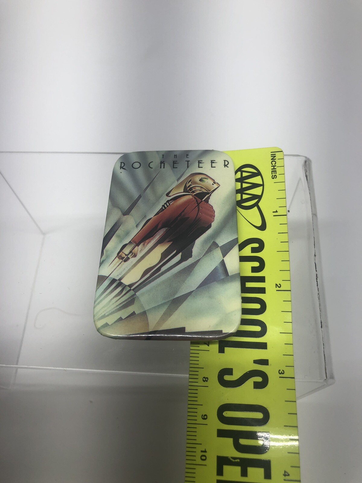 Vintage THE ROCKETEER Movie Promo Button Pin Pinback Jetpack Timothy ...