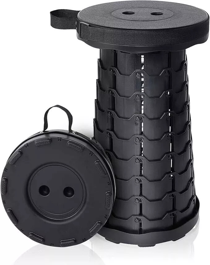 Folding Stool Portable Telescopic Chair Seat Camping Retractable ...