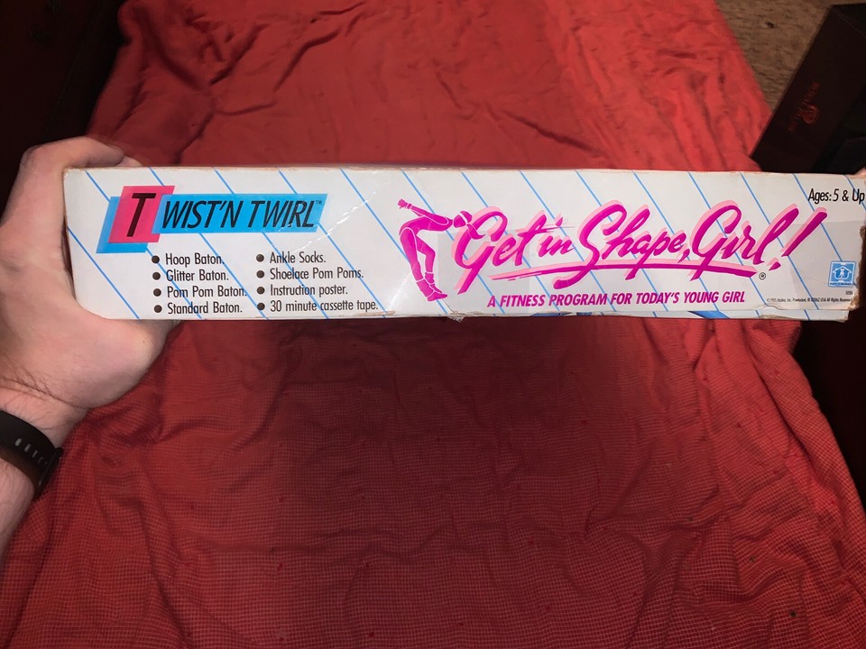 1986 Vintage Hasbro GET IN SHAPE GIRL Mary Lou Retton Twist’N Twirl ...