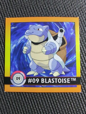 Blastoise #09 Pokemon 1999 Artbox Sticker NM | eBay