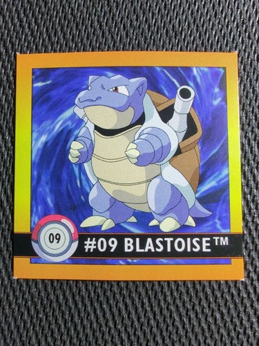 Blastoise #09 Pokemon 1999 Artbox Sticker NM | eBay