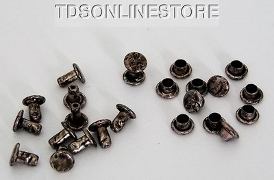 6mm Diameter Antique Silver Plated Compression Rivets Package of 12 | eBay