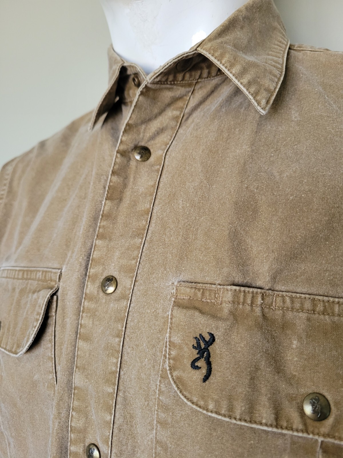 Browning since 1878 Men’s Cattleman Button Down Long … - Gem