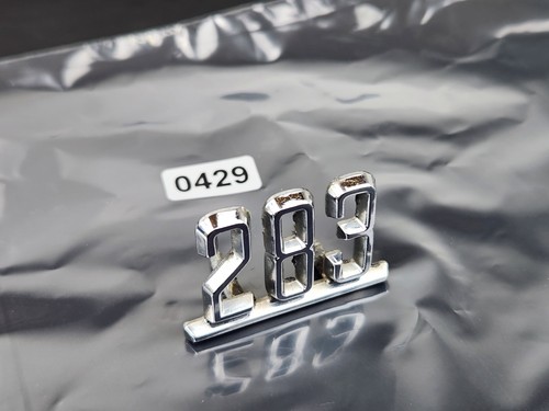 1964-66 Chevrolet Impala Nova Chevelle 283 emblem #3863852 VINTAGE OEM ...