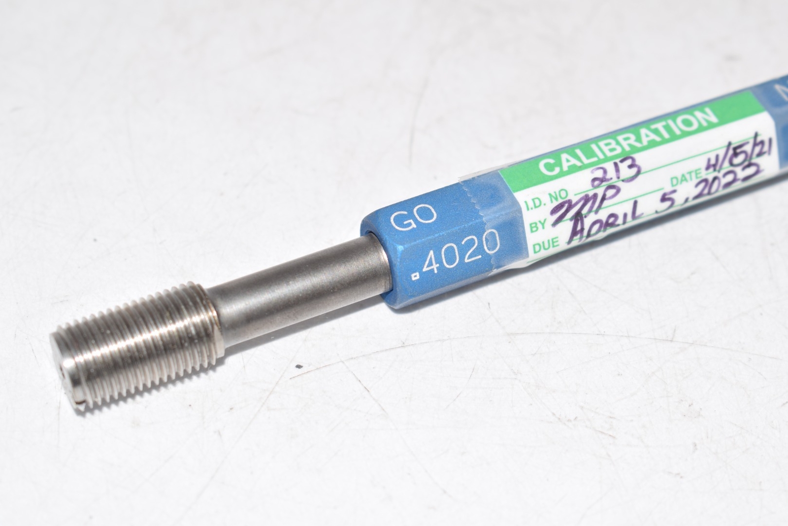 BALAX 3/8-24 STI 2B Thread Plug Gage GO .4020 x NOGO .4059 | eBay