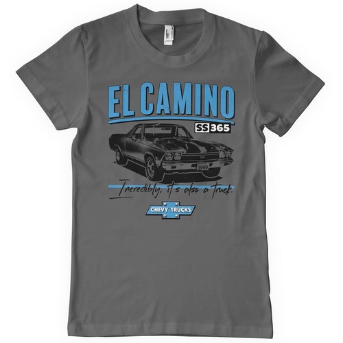 Officially Licensed Chevrolet Chevy El Camino SS365 Mens T-Shirt S-5XL ...