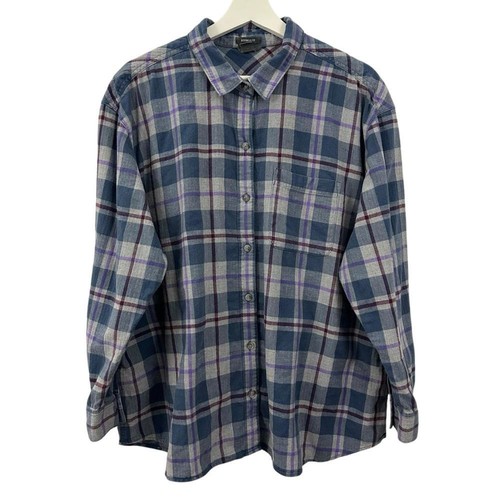 Eddie Bauer Men’s Flannel Plaid Button Down Shirt Size XXL | eBay