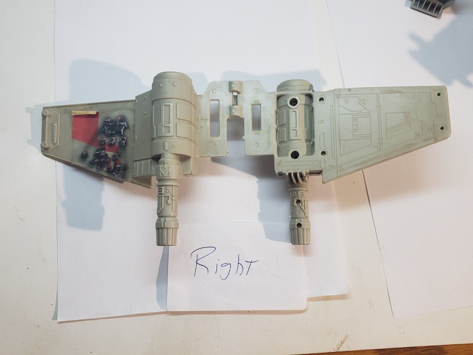 Battle Damaged xwing X-wing Parts Cannons Canopy Star Wars Vintage | eBay