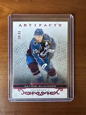 2021-22 Artifacts Rose #145 Nathan MacKinnon Avalanche #37/65 | eBay