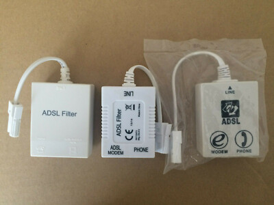 3x ADSL Telephone Phone Microfilter Splitter BT ,Sky ,Talktalk Sameday ...