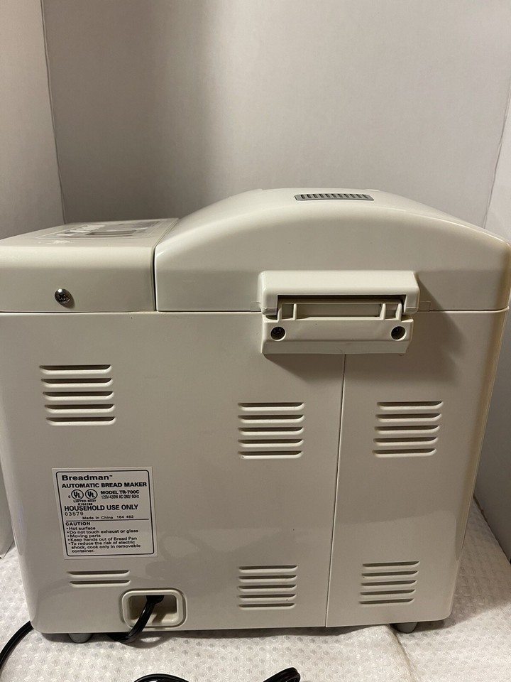 Breadman Plus Automatic Bread Maker Model TR-700 | eBay