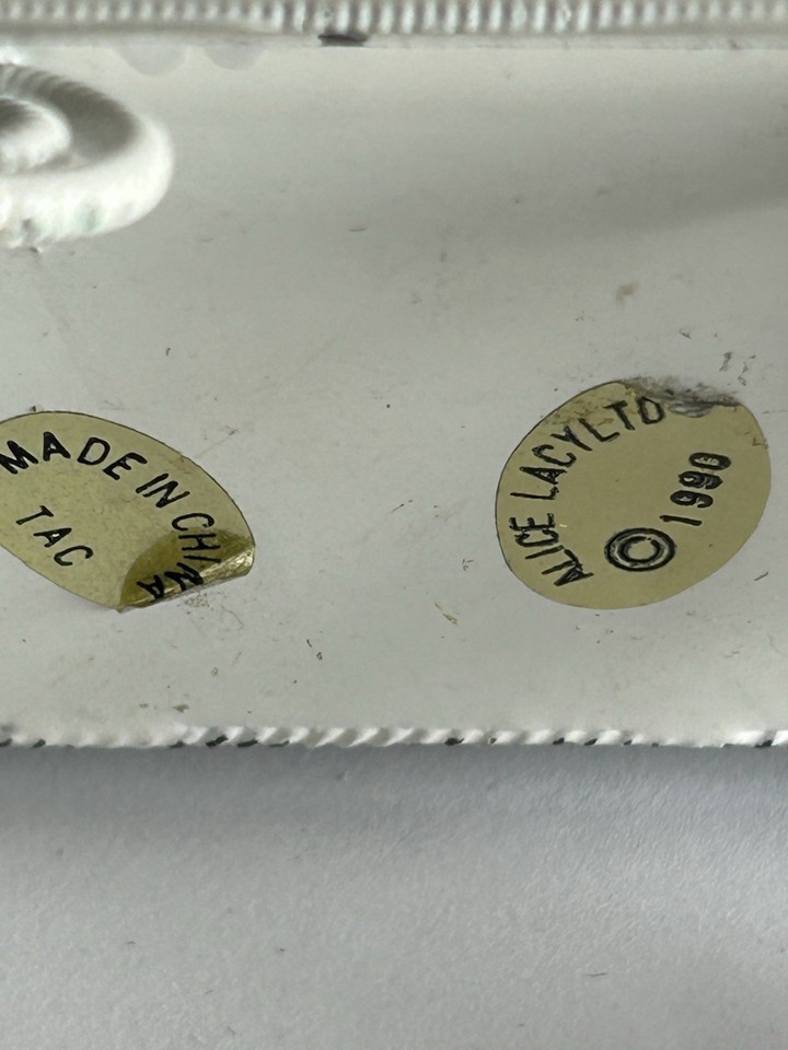1990 Alice Lacy Ltd Metal White Dollhouse Wire Wicker Furniture ...