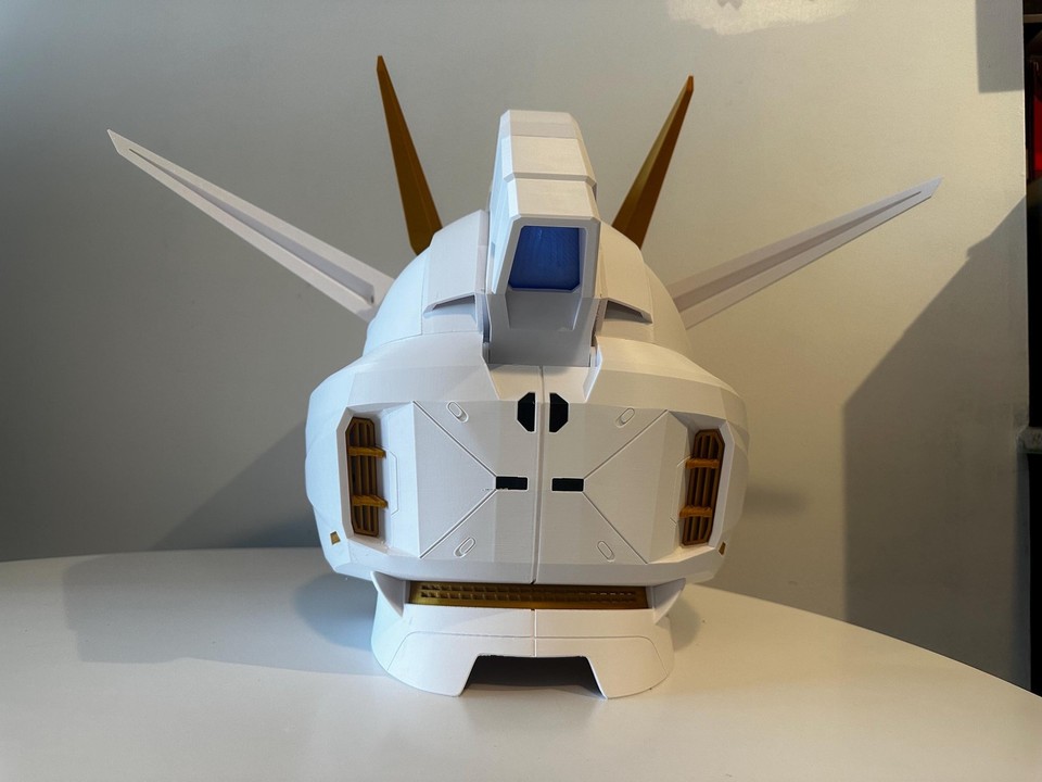 LED Gundam Helmet: Strike Freedom Cosplay, Anime Decor (50x50x50cm) | eBay