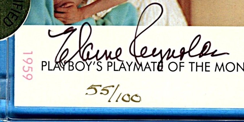 1997 Elaine Reynolds Playboy October 1959 55/100 Form Set Auto Autograph Signed | eBay