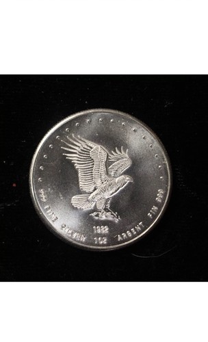 1982 Monex Silver Eagle 1 oz .999 fine Silver Round Coin In Capsule | eBay
