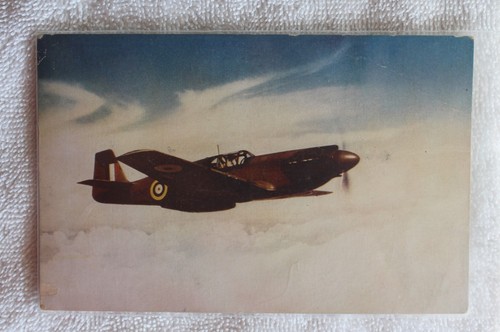 Wesco Color Card RPPC Real Photo Postcard WWII P-51 Mustang | eBay